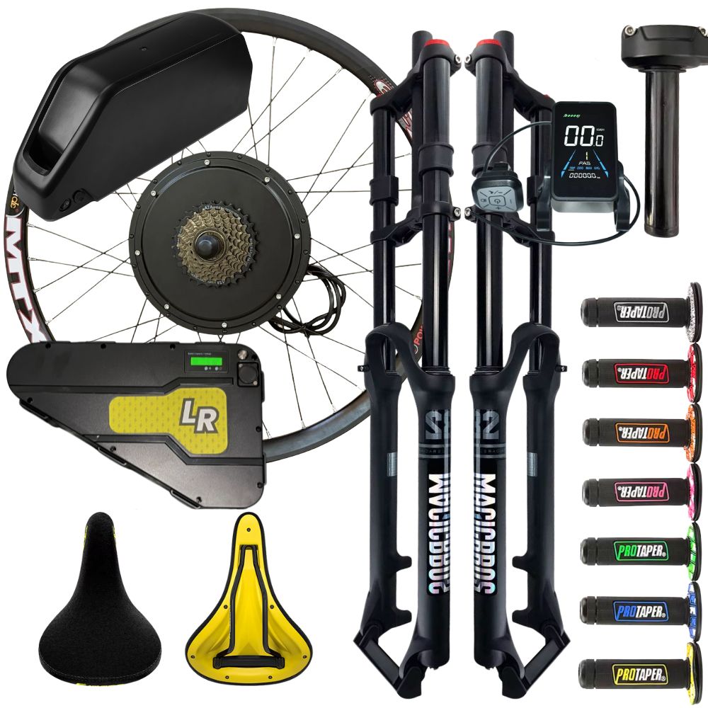 2000w E-Bike Conversion Kit + 52v 20ah Battery – Lecky Rider